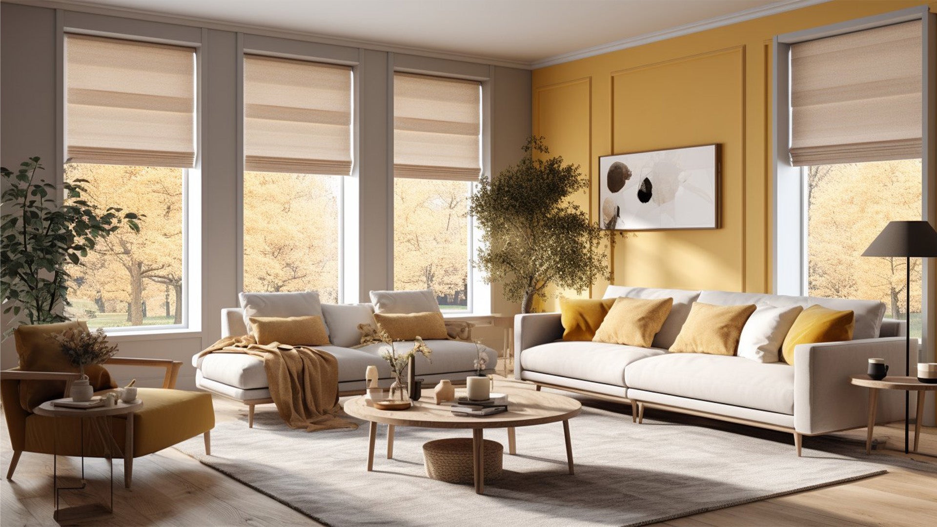 Roman Shades – Yellow Blinds Co.